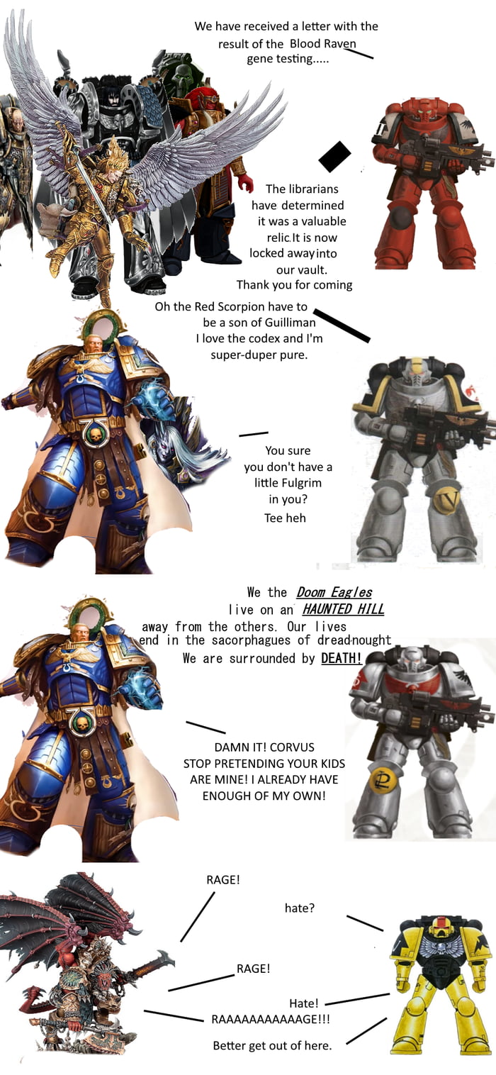 Primarch meets successors, successors meet primarch. Part 5 Now with ...