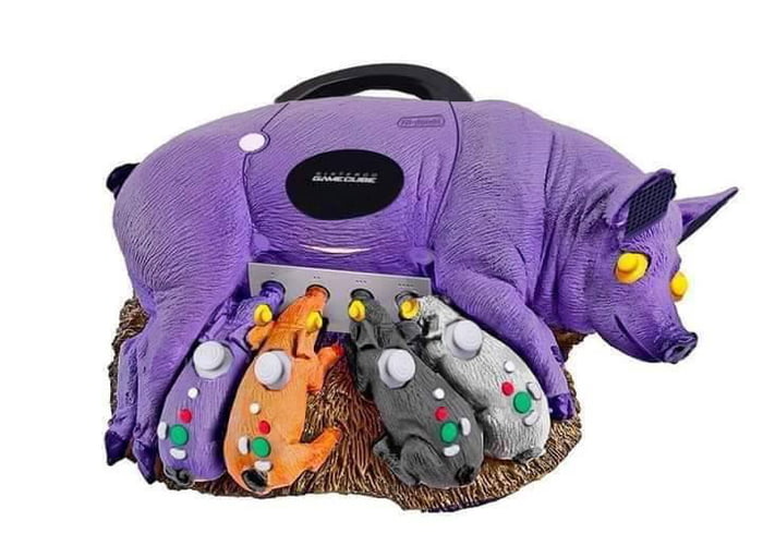 Pig GameCube - 9GAG