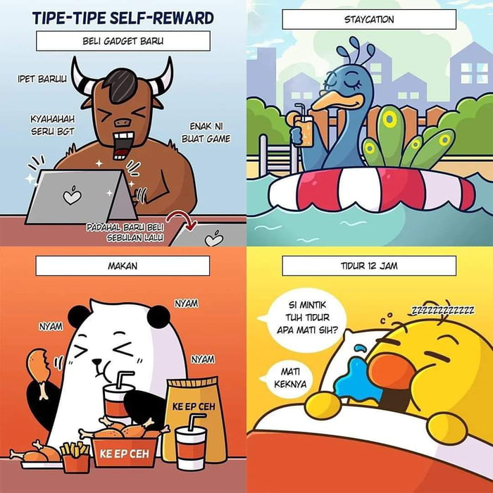 Self reward By mintikdiary - 9GAG