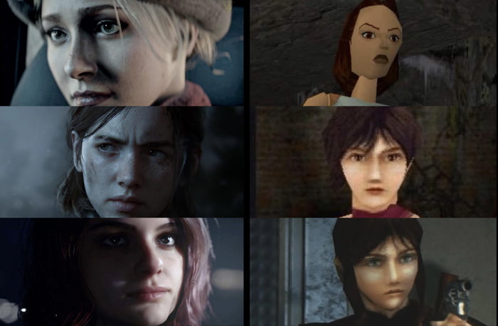 Evolution of facial graphics in video games - 9GAG