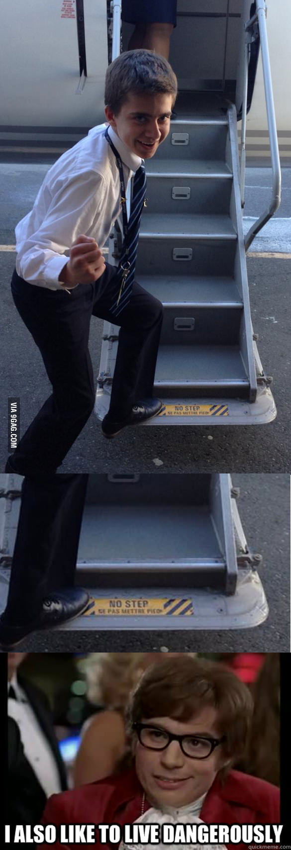 Living dangerously - 9GAG