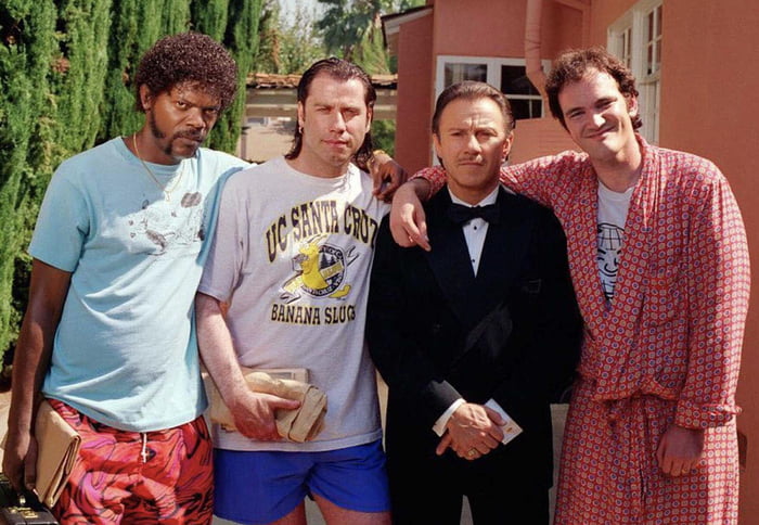 Jules, Vincent, The wolf and Jimmie (1994) Pulp Fiction. - 9GAG
