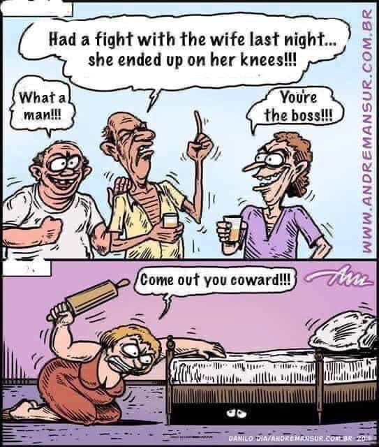 My Wife Ended Up On Her Knees 9gag