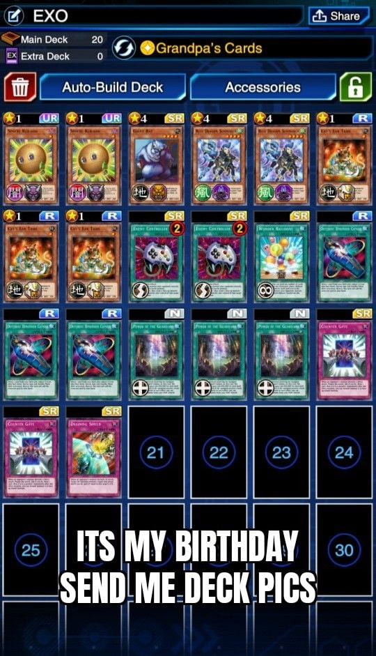 In need of deck recipes, any yugino players willing to exchange there ...