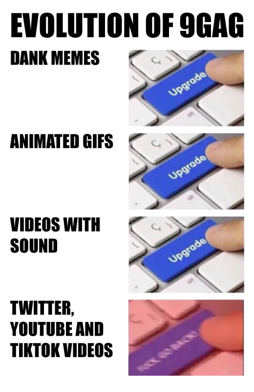 Evolution of 9gag - 9GAG