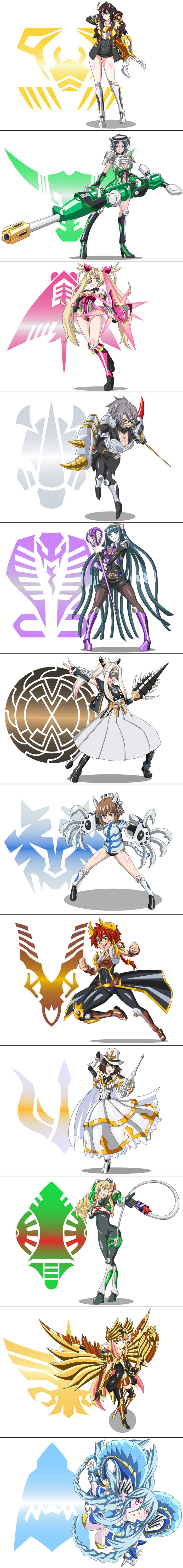 Bucketload of FGO characters as Myriad of Kamen Rider Ryuuki's Side Riders - 9GAG