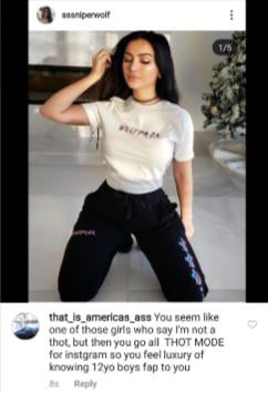 Sssniperwolf's THOT mode on - 9GAG