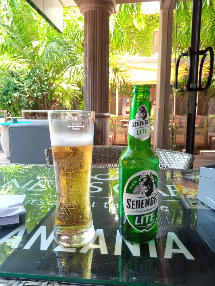 This is Serengeti light .. Tanzanian quality affordable beer that ...