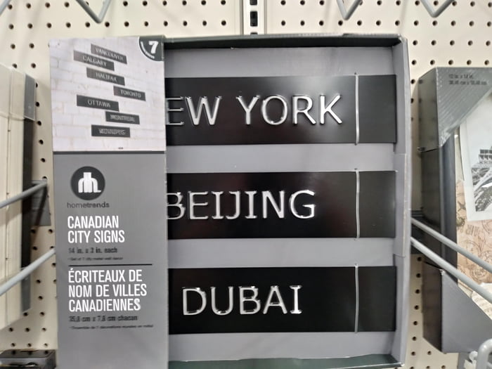 "Canadian" city signs - 9GAG