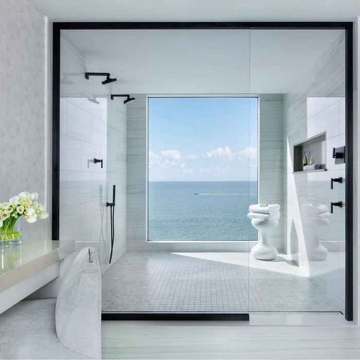 Spacious shower with sea views in Naples, Collier County, Florida - 9GAG