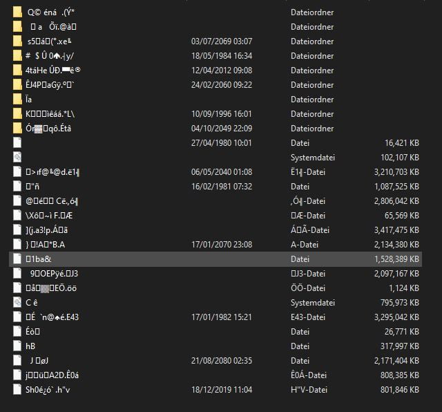 Help! I got these files on a usb drive but I can't delete them. Anybody ...