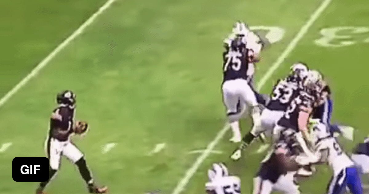 NFL Rookie QB Justin Fields getting sacked. - 9GAG