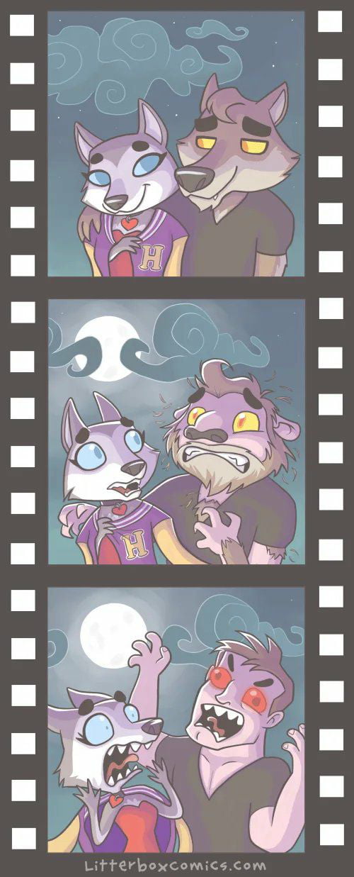 Reverse werewolf be like - 9GAG