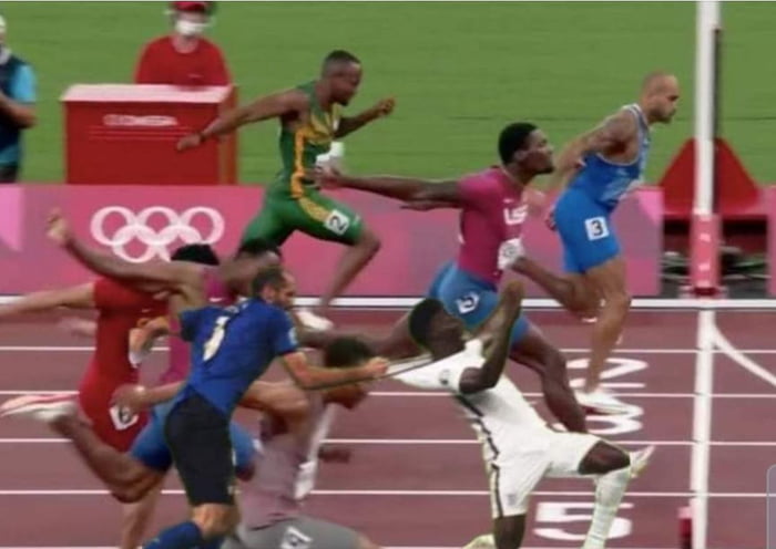 First Italian gold medal ever in 100m.. That explains it! - 9GAG