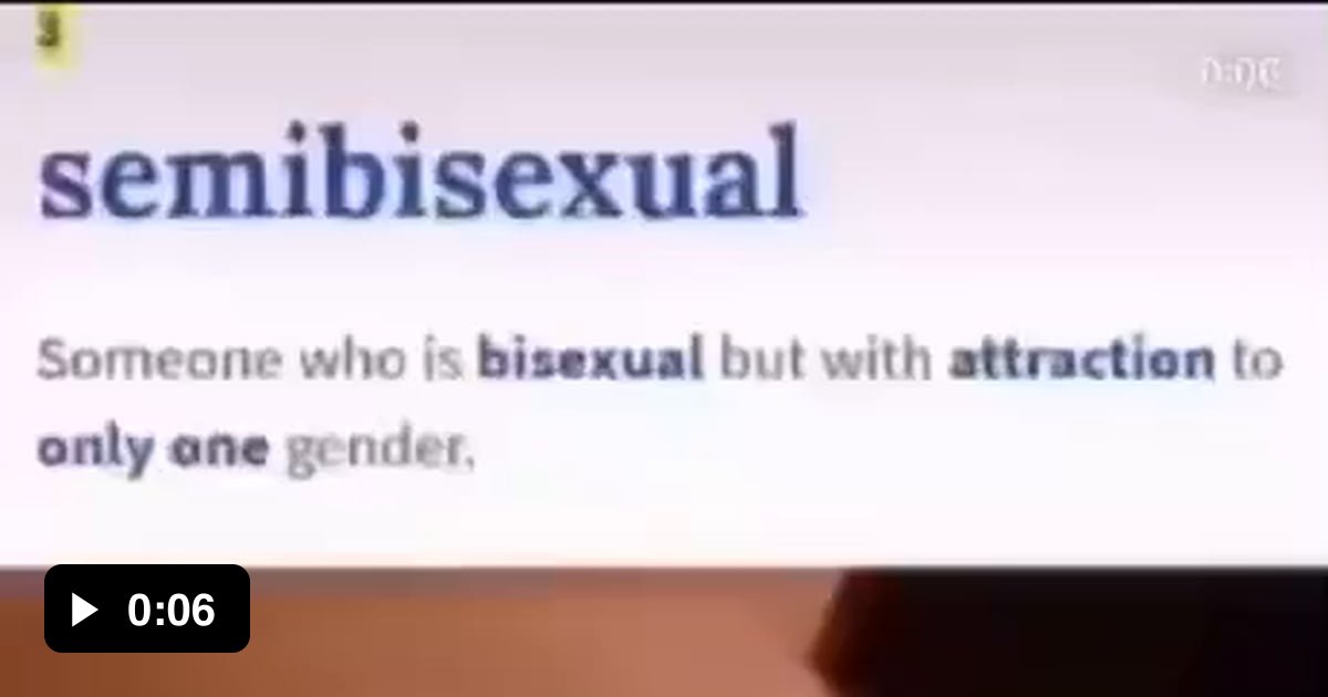 That just sounds like being straight with extra steps - 9GAG