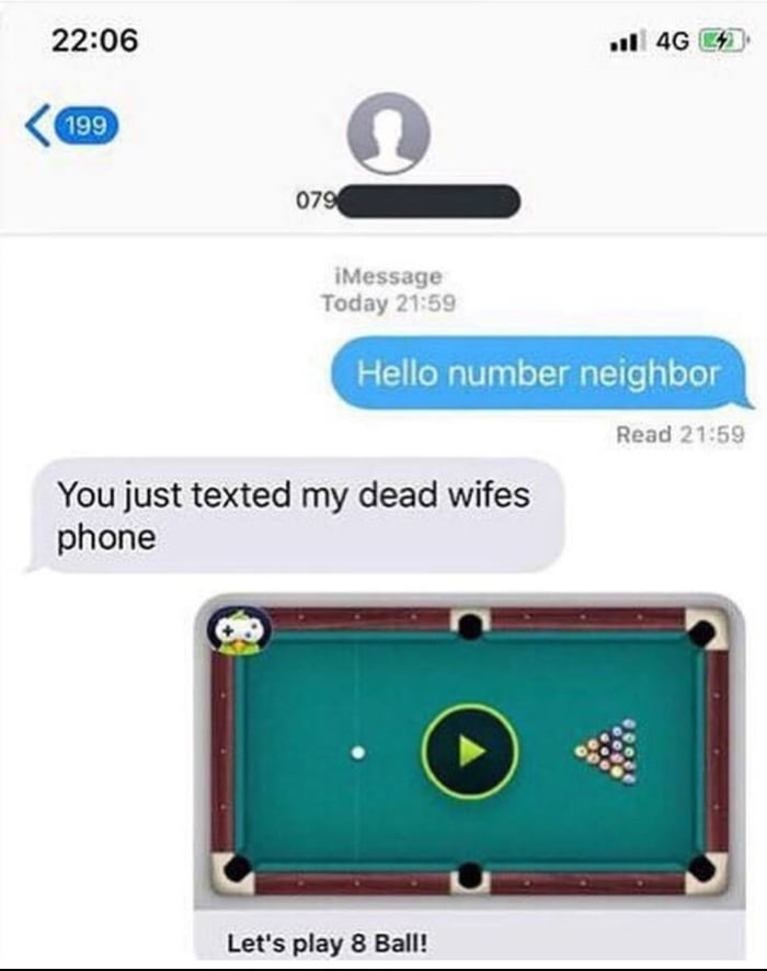 Number neighbor at its finest - 9GAG