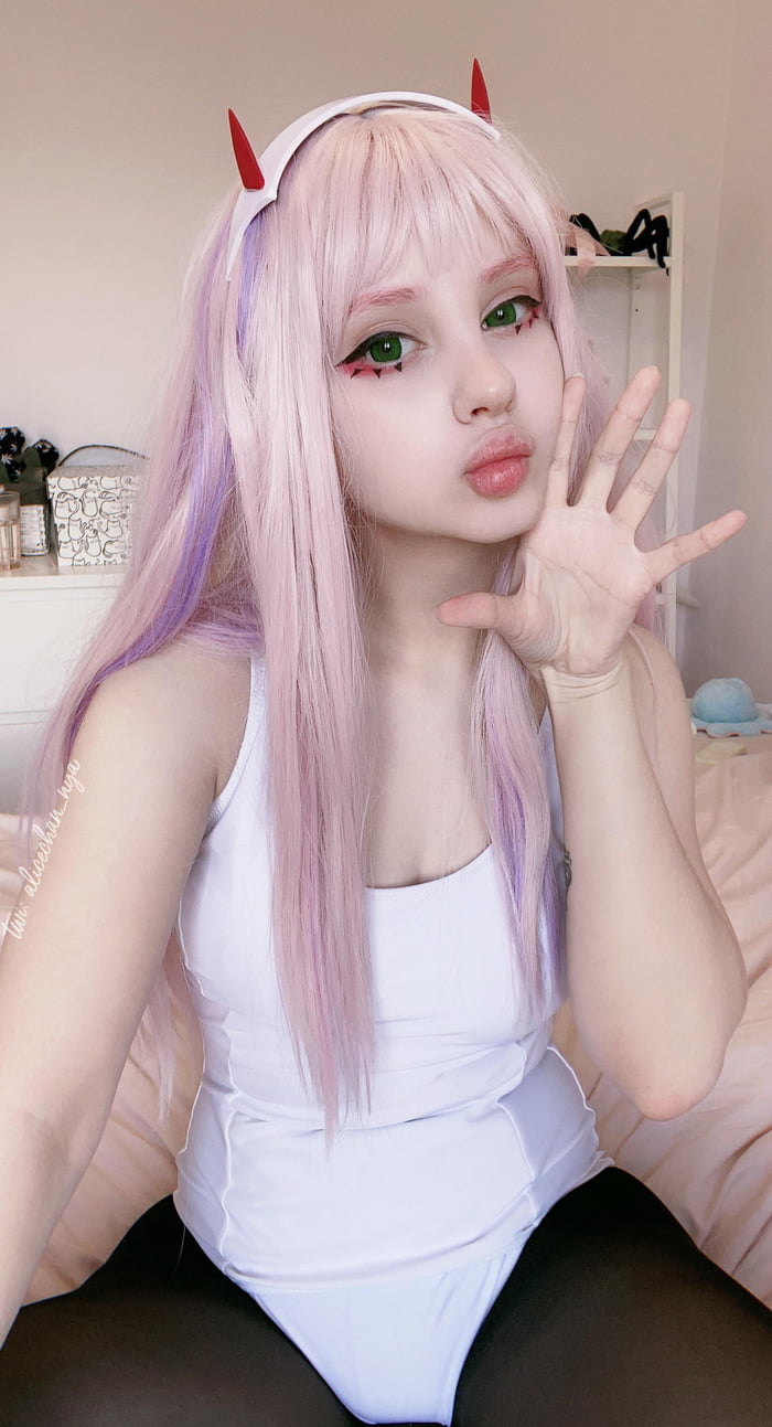 Zero Two in swimsuit by alice_gontier - 9GAG