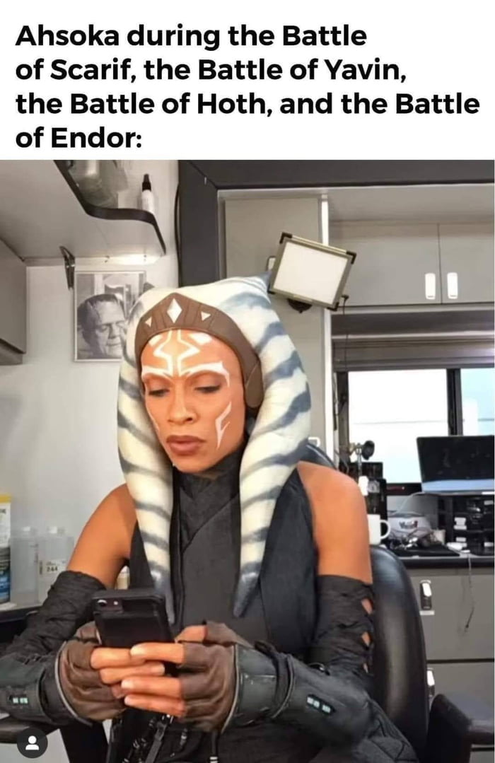 Ahsoka was just vibing - 9GAG