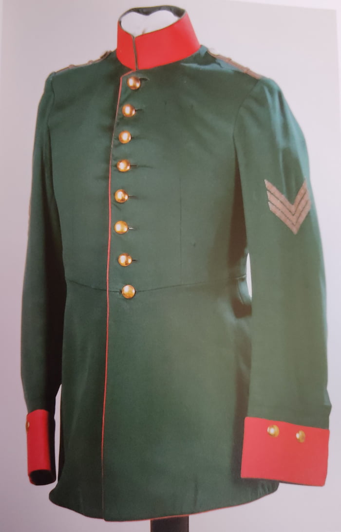 German pre-WW1 Waffenrock, worn in the early Reichswehr around 1919 ...