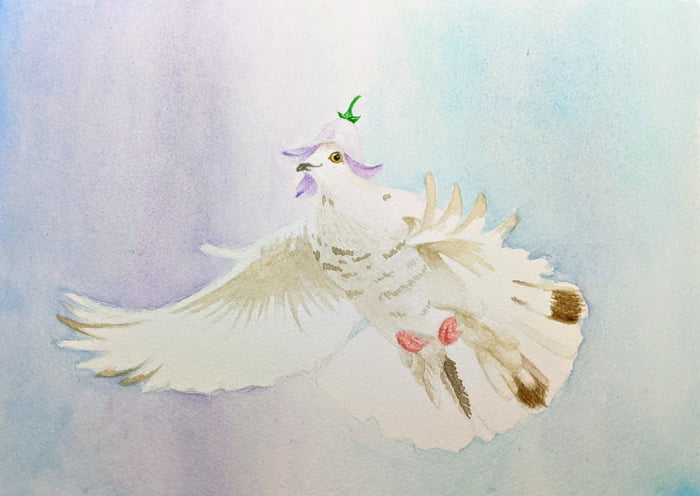 Today is my birb day, this birb is how happy I'd like to be (AKA my ...