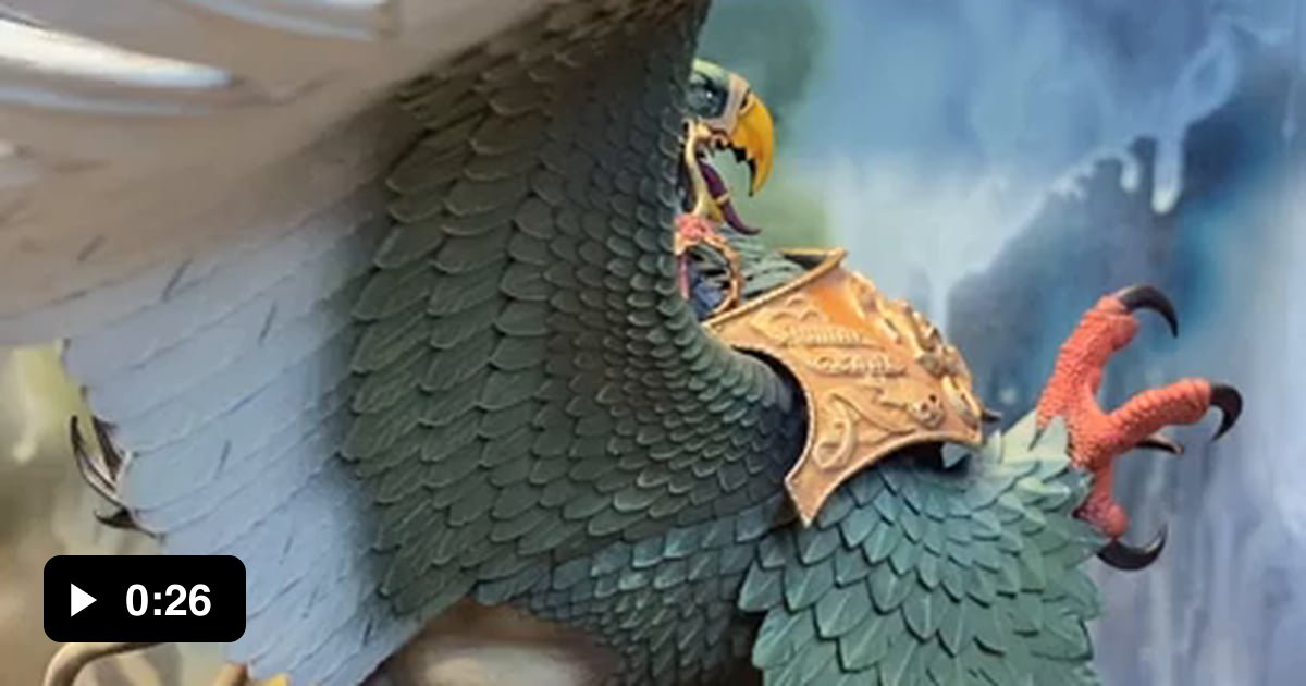 Freeguild General on Griffon mini-rescue WIP - 9GAG