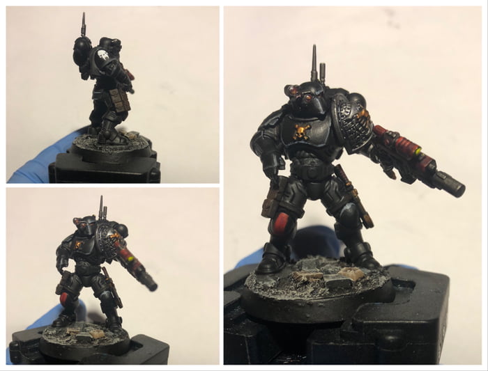Elantor Phonos, Sergeant of a Deathwatch Spectrus Kill Team. C&C ...