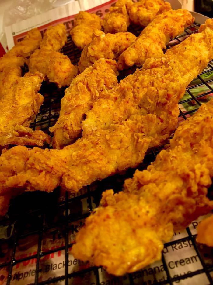 Fried chicken fingers - 9GAG