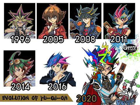 Evolution of Yu-Gi-Oh - 9GAG