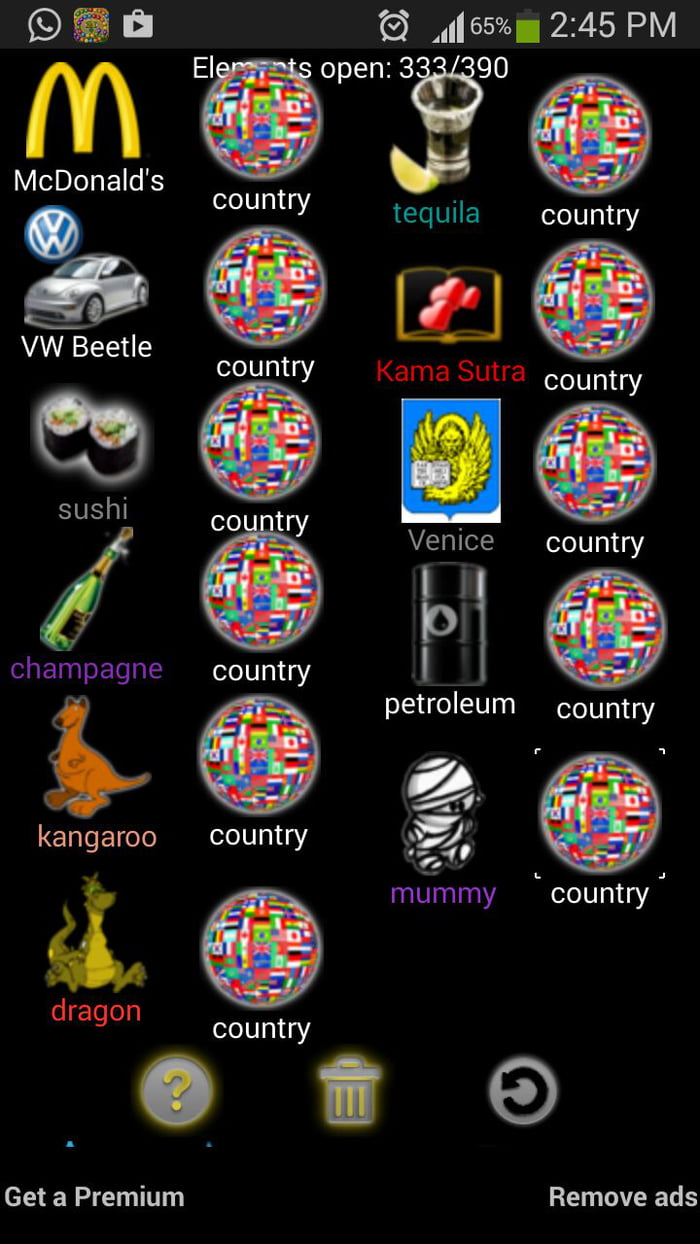 Can you guess the country from Alchemy game :)...USA is very obvious - 9GAG