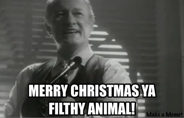 Merry Christmas Ya Filthy Animal Gif