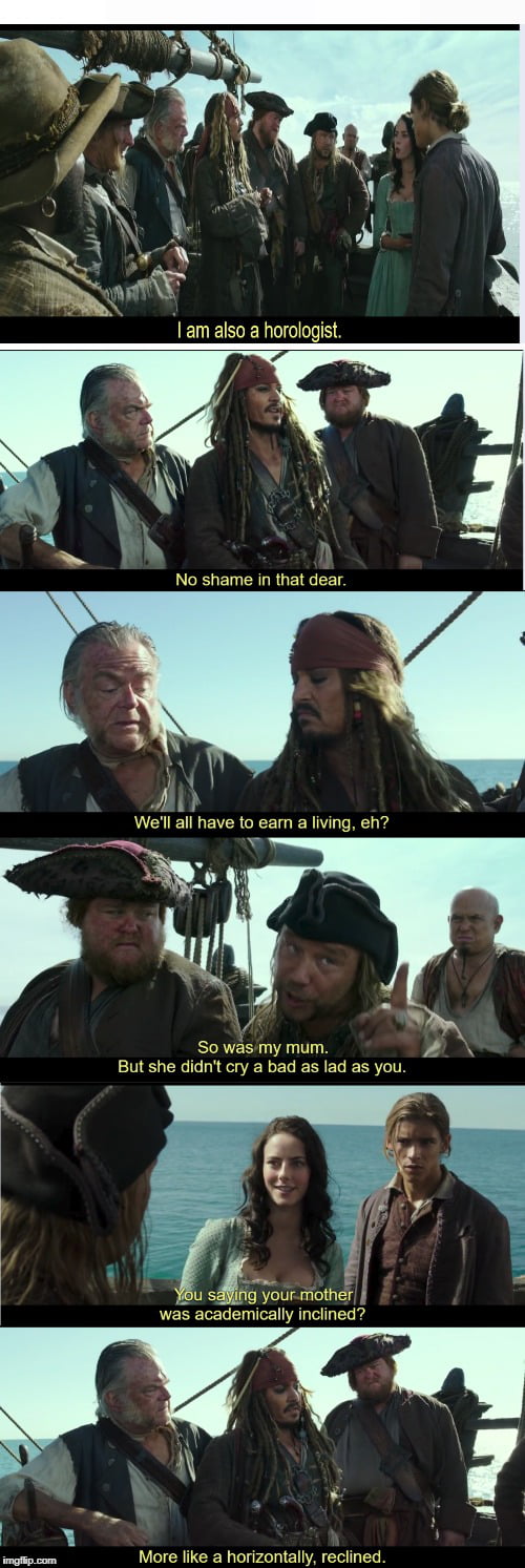 Best scene from the movie (Pirates of the Caribbean) - 9GAG