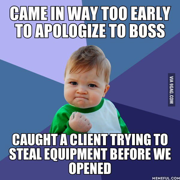 After a horrific screw-up at work yesterday, I was sure I was getting ...