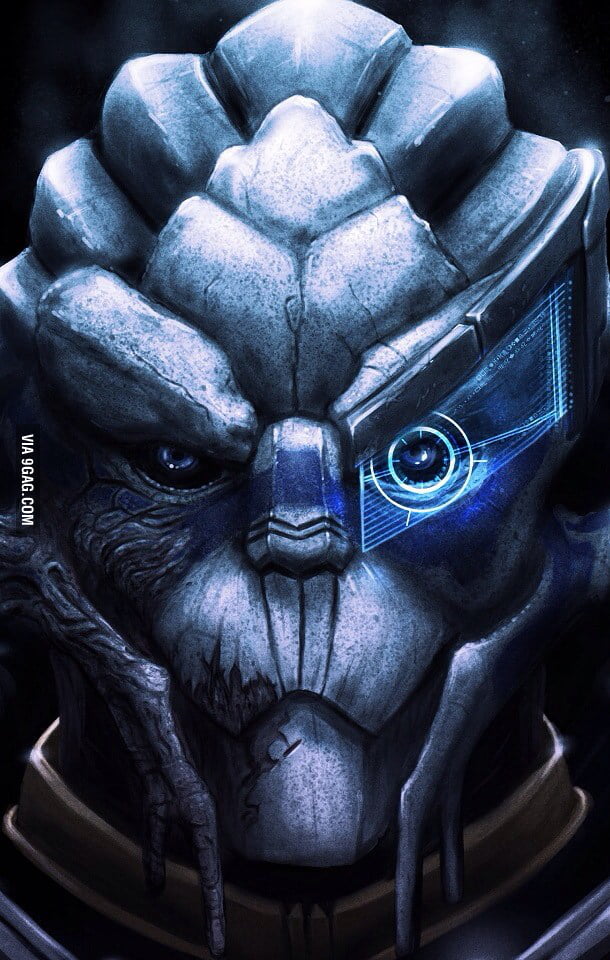 Epic Garrus drawing - 9GAG