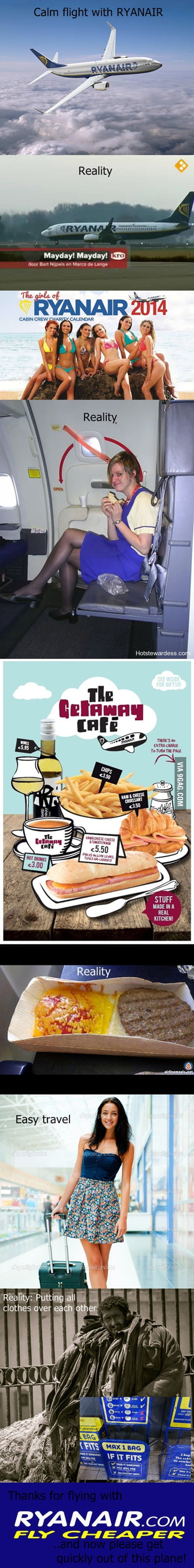 Thank you for travelling with RYANAIR - 9GAG