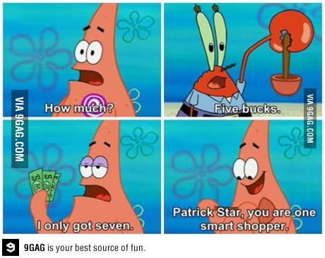 Genius patrick star - 9GAG