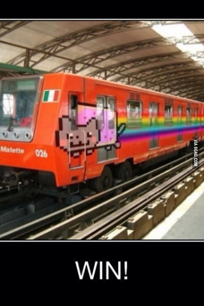 Nyan cat FTW! - 9GAG