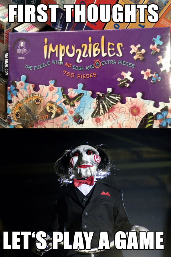 My First thought after seeing this puzzle... - 9GAG