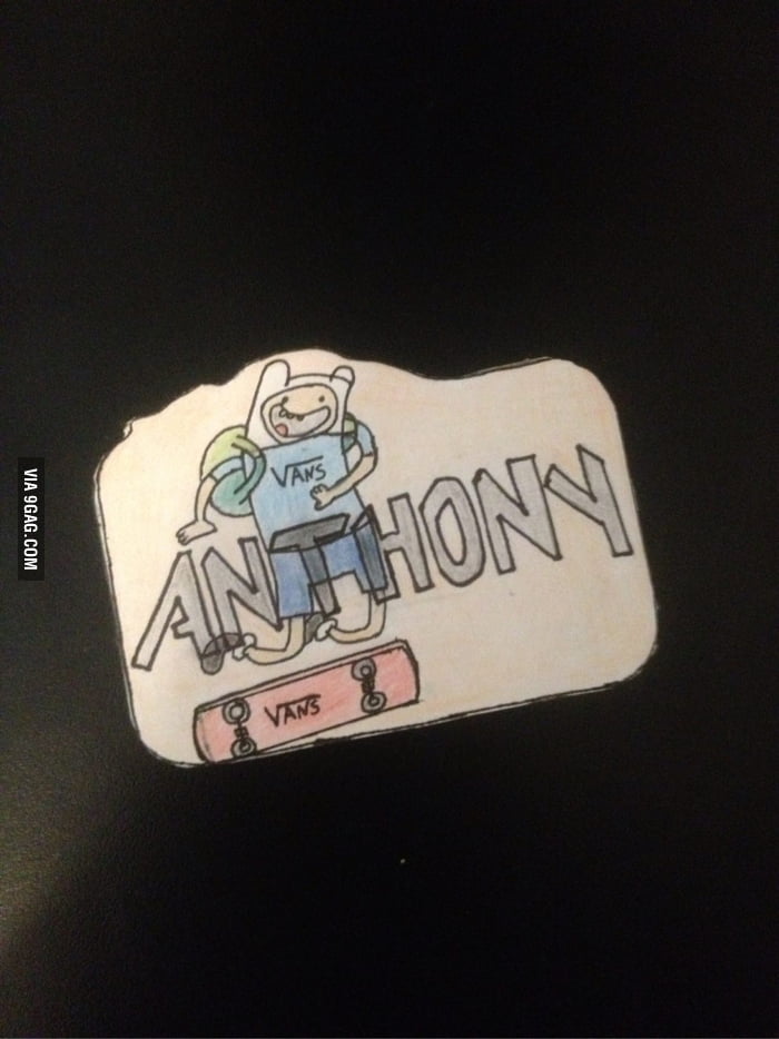 Vans wanted me to make a creative name tag for my interview. - 9GAG