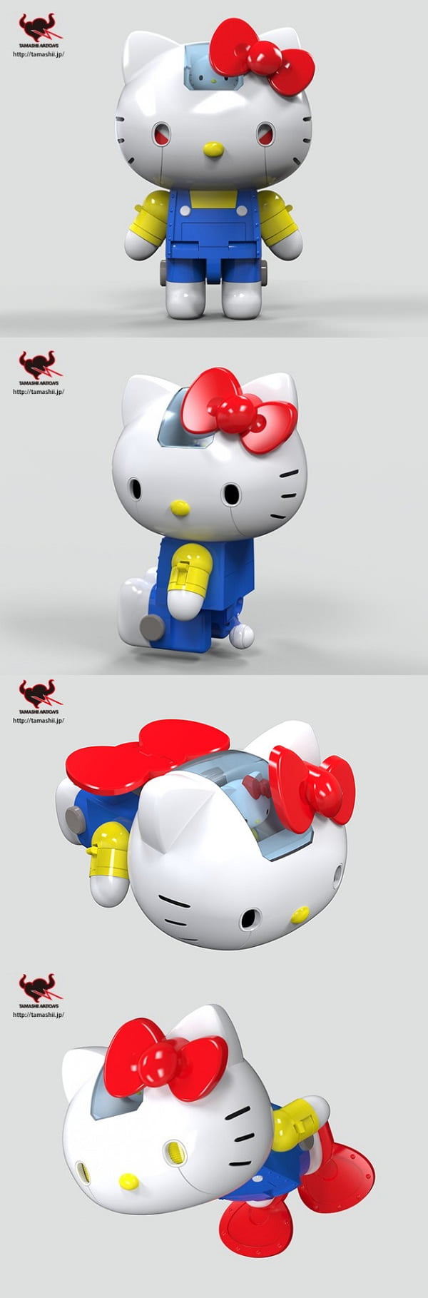 The Coolest Hello Kitty Toy Is A Mech With Rocket Fists - 9GAG