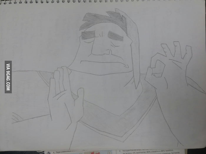 When you draw Pacha just right - 9GAG