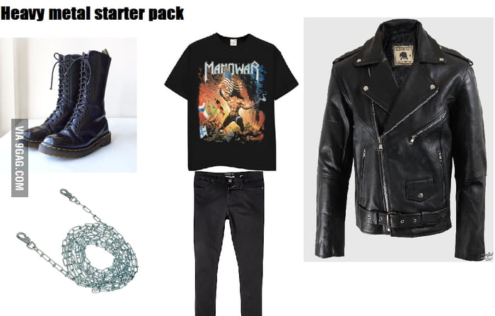 Heavy metal starter pack - 9GAG