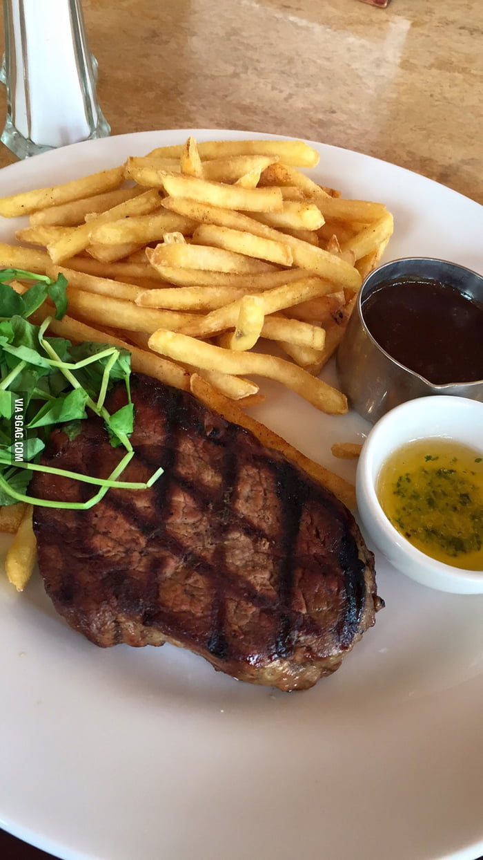 Fillet with beef dripping and Merlot gravy from Cafe Rouge in Brighton ...
