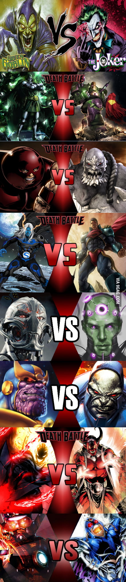 Marvel vs DC: Villains. Make your pics! - 9GAG