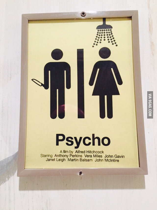 Creative bathroom signs in Rome - 9GAG