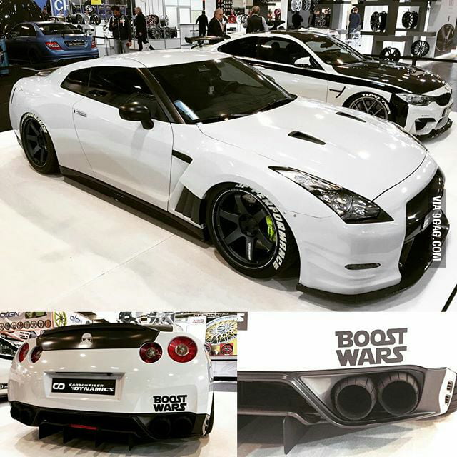 I saw your Stormtrooper Charger and raise you the Boost Wars GTR by JP ...
