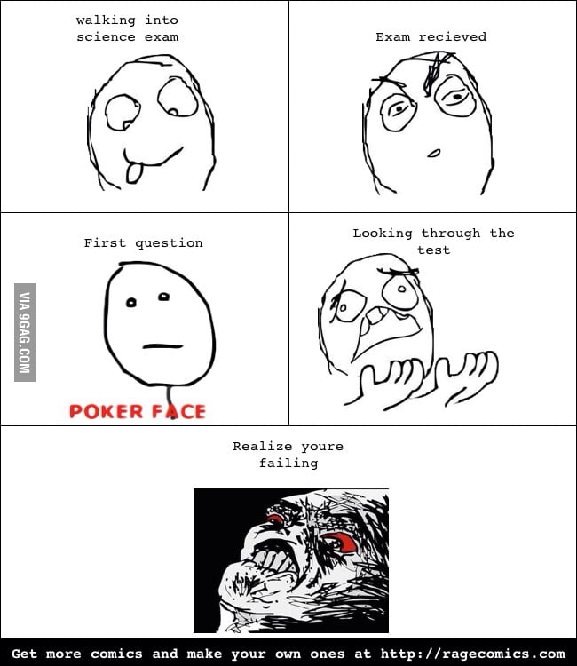Every maths or science test ever - 9GAG