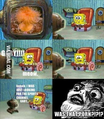 Spongebob Watching Porn 9gag