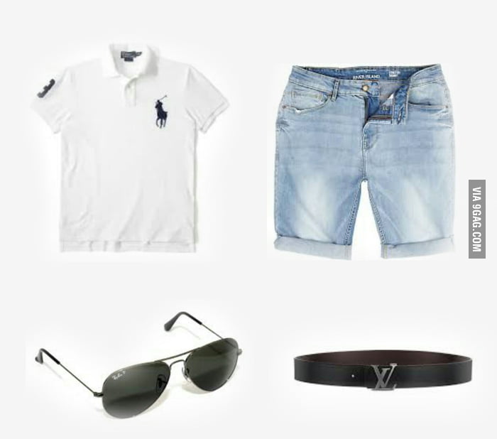 The "I have rich parents" starter kit, men edition. - 9GAG