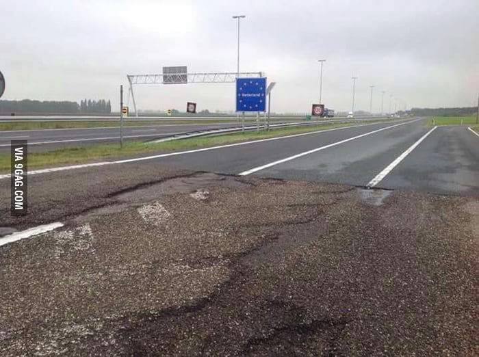 Highway Belgium vs Highway Netherlands 0 - 1 - 9GAG