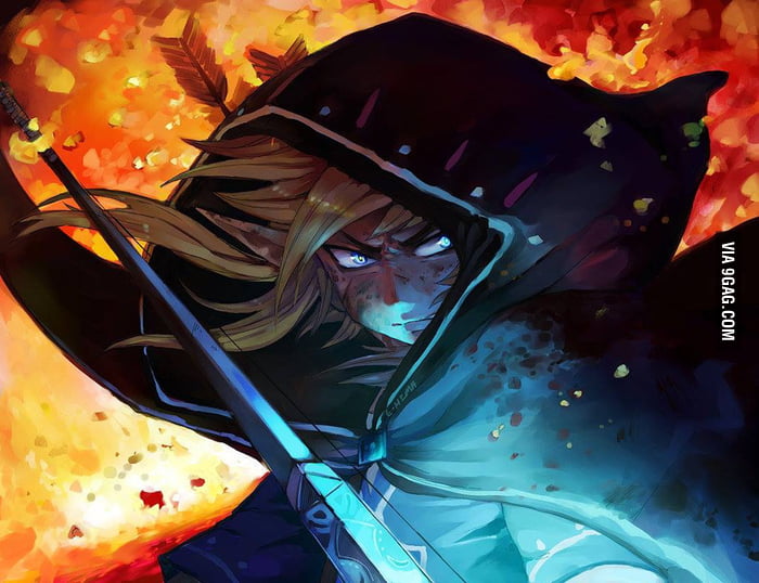 This is the most badass fan art of Link - 9GAG
